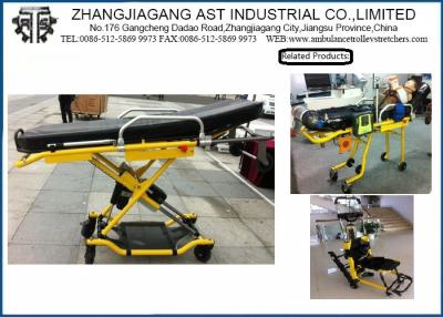 中国 Lock Device Ambulance Stretcher , Medical Gurney Auto Loading Ambulance 販売のため