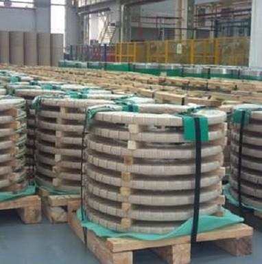 China Bobinas de aço inoxidável AISI 2B BA 8K linha fina 316l Bobina de tira de aço inoxidável ASTM A240 A666 SS à venda