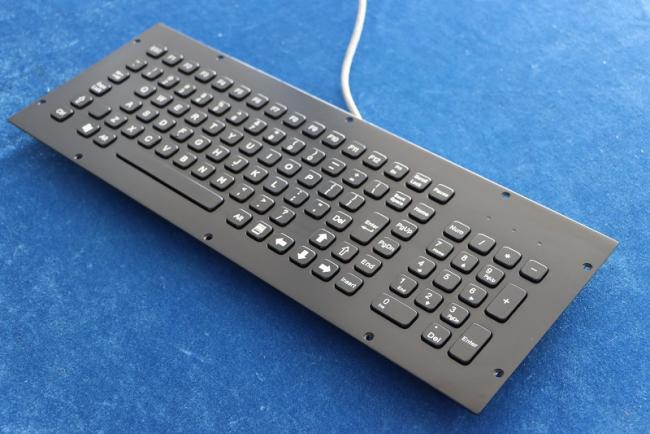 industrial keyboard with touchpad