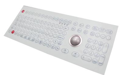 Cina 107 sfera rotante ottica della tastiera a membrana industriale bianca 800 DPI di chiavi in vendita