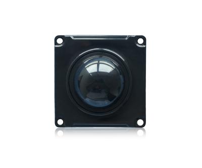 Cina Modulo trackball meccanico a livello militare da 38 mm Sfera in resina indurita nera antivandalismo in vendita