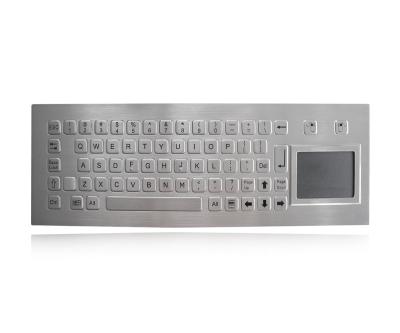 中国 高耐久化されたタッチパッドが付いている耐圧防爆68のキーのステンレス鋼のキーボード 販売のため