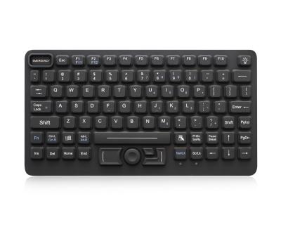 中国 Ip65 密閉軍用EMCキーボード Fsr & 12 Fnキー 販売のため