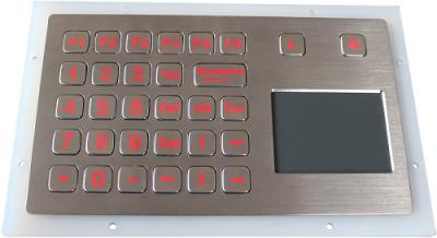 Cina Tastiera industriale IP67 con il supporto del pannello della lampadina del touchpad per all'aperto in vendita