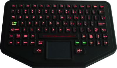 中国 軍隊のための広い温度のシリコーンの産業キーボードのデスクトップのタイプ 販売のため