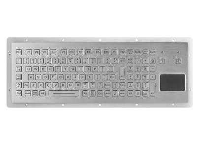 Cina Chiosco meccanico dell'acciaio inossidabile della tastiera del metallo del supporto del pannello con il touchpad integrato in vendita