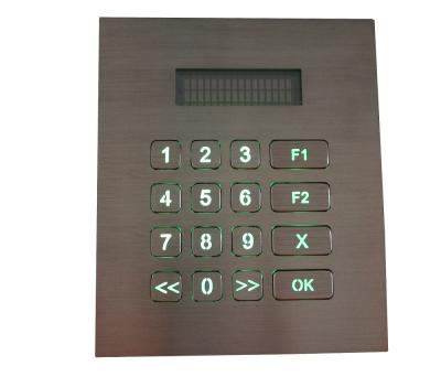 中国 ステンレス鋼VFDの表示バックライトRS232の金属のキーパッドIP67 販売のため