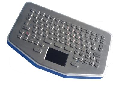 Cina 92 tastiera industriale della miniera di carbone del metallo del colpo lungo di chiavi 2,00 con il touchpad in vendita