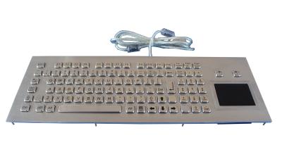 Cina IP65 impermeabilizzano la tastiera industriale dell'acciaio inossidabile KVM del supporto del pannello con la sfera rotante in vendita