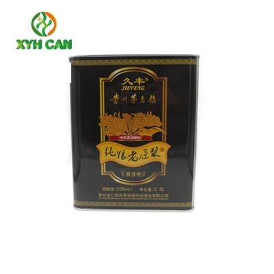 Cina Tin Containers Eco-Friendly Food Grade rettangolare 5l Olive Oil Printed Tin Boxes in vendita