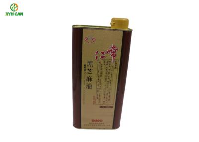China Olive Oil Tin Can of 250ml Square Cylinder Shape 0.18-0.25 Mm Thickness for sale