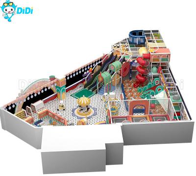 Εσωτερική μεγάλης κλίμακας θεματική Naughty Castle παιδική χαρά Τραμπολίνο διαδρόμιο