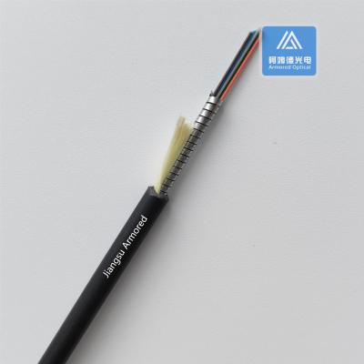 China 4 Core Armoured Fiber Optic Cable SM CPRI 5.0mm LSZH FTTA Armored Patch Cord for sale