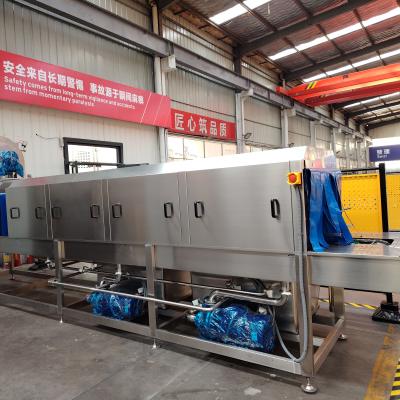 China Automatic Plastic Vegetable Fruit Gear Box Basket Wash Washer Washing Machine for sale