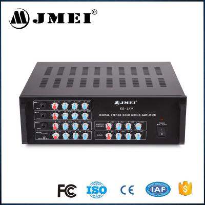 China 160W Pro Karaoke Mixer Amplifier Personal Black 160w 440*430*132mm ISO for sale