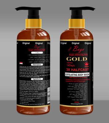 Chine Gel s'exfoliant en bambou de douche de charbon de bois nettoyant profondément le savon liquide pur à vendre