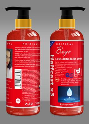 Chine Peau naturelle de monotonie de détergent de pore de Rosemary Fragranced Exfoliating Shower Gel à vendre