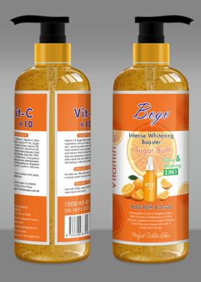 Chine Savon liquide acide kojic s'exfoliant orange de gel de douche pour l'aisselle de genoux en dessous à vendre