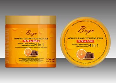 Chine Sugar Exfoliating Body Scrub Brighten noir 17.59Fl. Extrait de papaye d'once à vendre