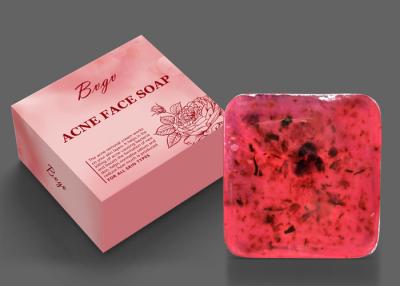 Chine Savon de visage de glutathion d'huile essentielle de Rose Extract Face Lightening Soap à vendre