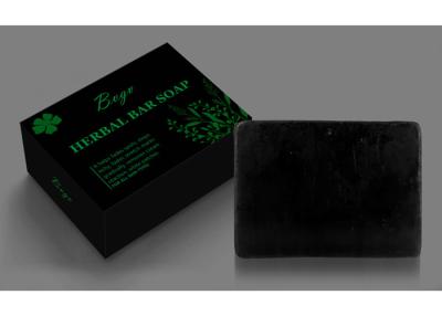 Chine Savon de nettoyage de nettoyage de point noir de savon de pore de charbon de bois pour la peau huileuse à vendre