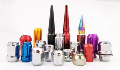 China Universal Anti-Theft Steel Lug Nut Colorful Modified Car Wheel Hub for sale