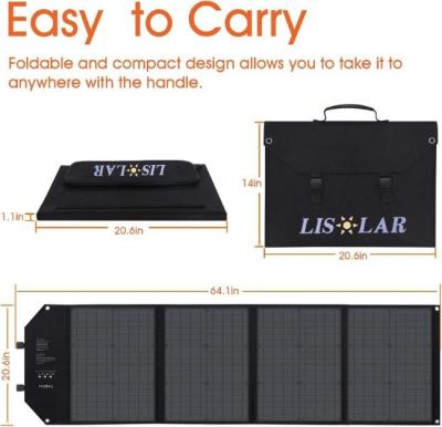Chine Sac pliable solaire étanche à l'eau, kit de panneau solaire portable léger de 100 W à vendre