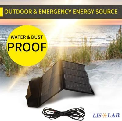 Chine Chargeur solaire pliable léger de 100 W IP65 étanche à l'eau pour l'énergie alternative à vendre