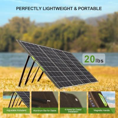 Chine Chargeur de batterie solaire pliable de 400W 18V pour générateurs de camping RV à vendre