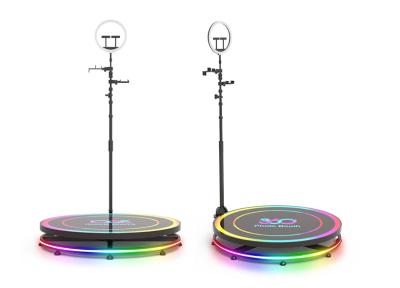 중국 360 도 가지고 다닐 수 있는 사진 부스 선택적 Rgb 빛 360 셀피 부스 무료 부속물 판매용