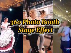 3 4 5명의 사람들은 자동인 360 부스 Cm 회전 비디오 부스 당을 360명 80 100 115명 사진을 찍습니다