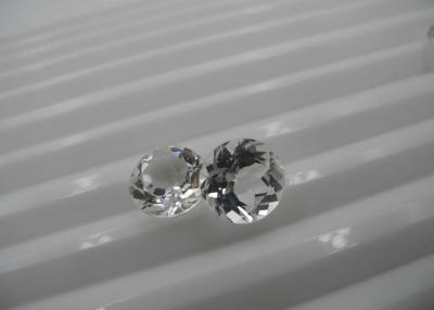 Chine Pierres lâches de la topaze 0.047cts blanche ronde, arrangement de bijoux de 2mm à vendre