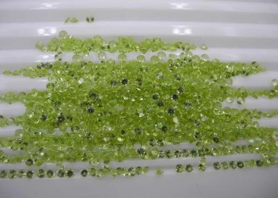 Chine Pierres gemmes lâches de Peridot vert rond 3mm avec l'arrangement de Peridot à vendre