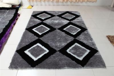Китай Половик Handtufted Shaggy ковра конструкции диамантов смешанный полиэфиром Shaggy продается