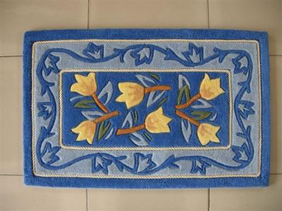 Китай Традиционная малая циновка двери Acrylic 50x80cm Handtufted цветков продается