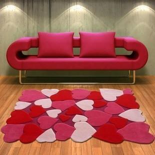 Китай Высеканный цветком яркий ковер Acrylic Handtufted конструкции продается