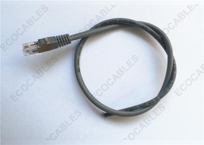 Cina RJ45 con Grey ad alta velocità di UTP 24awg*4P OD 5.5mm del cavo su ordinazione della rete Cat5e di Shell in vendita