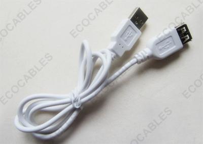 Cina USB un maschio all'adattatore femminile del cavo al cavo Rohs bianco di AF compiacente in vendita