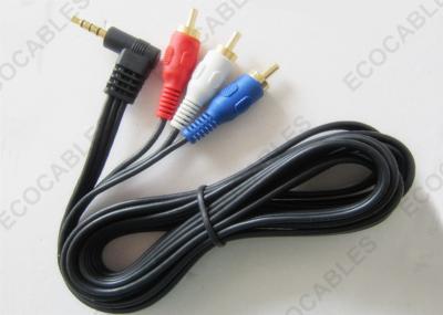 Cina L'angolo retto DC3.5 al maschio di 3 RCA ad audio cavo maschio Rohs ha certificato in vendita