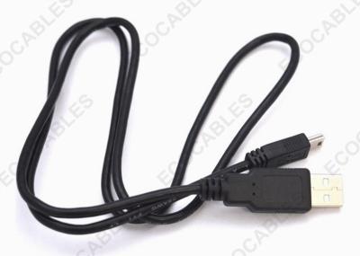 Cina Micro dell'assemblaggio cavi di UL2725 USB a colore del nero del cavo di dati di 2,0 in vendita