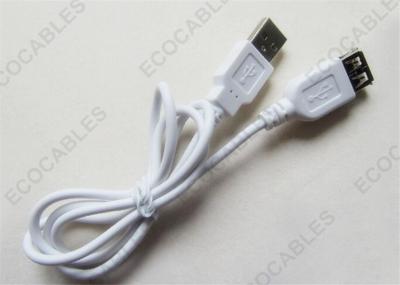 Cina Maschio di USB 2.0 dell'OEM al cavo bianco di USB di estensione femminile per il PC/mackintosh in vendita