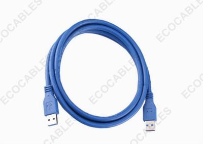 Cina Prolunga USB ad alta velocità del computer, cavo di dati blu di USB 3,0 in vendita