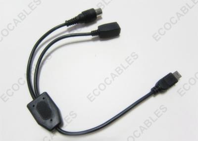 Cina USB da raddoppiarsi prolunga USB di baccano 5Pin, cavo elettrico maschio di mini baccano in vendita