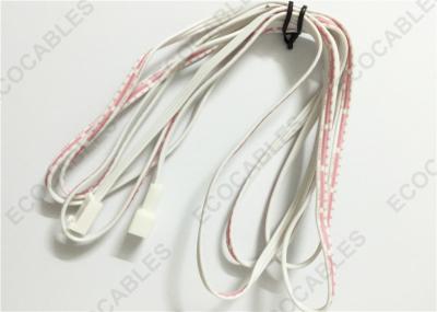 China Molex 5240 UL2468 cabos lisos vermelhos/brancos de 24awg de fita para o armário que leve o comprimento de 2M à venda