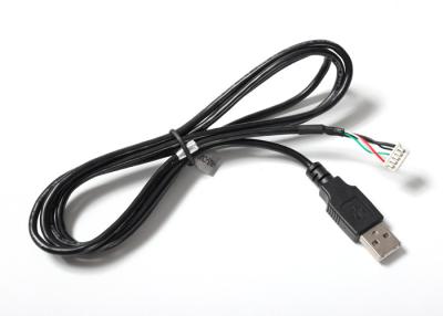 Cina 5 Pin 2mm USB Power Cable Assembly Overmolded For Push Pull Control in vendita