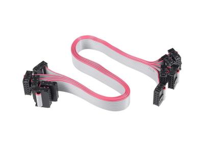 Cina IDC 12 Pins Connector Flat Ribbon Cable With Female Connector 2.54mm Pitch in vendita