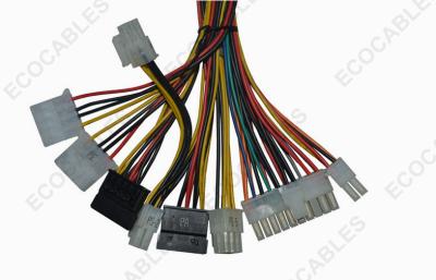 中国 自在継手 6 Pin 電源のための電気ワイヤー馬具 20AWG の同軸ケーブル アセンブリ 販売のため