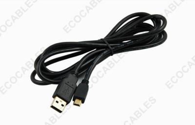 Cina Mini prolunga USB UL2725 del nero 5P un maschio ad USB per la tassa della macchina fotografica in vendita