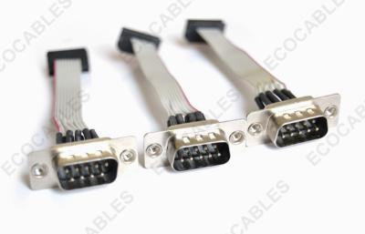 Cina cavi a nastro piani dell'assemblaggio cavi UL2651 28awg del passo IDC di 1.0mm in vendita