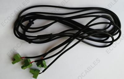 中国 300V ターミナル ブロックの産業ケーブル UL2464 22AWG x 2C のストレイン・レリーフ ケーブル 販売のため